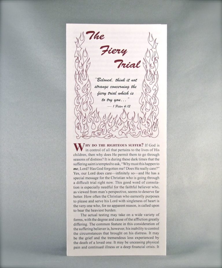 The Fiery Trial – Fundamental Evangelistic Association